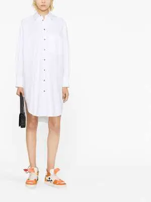 Palm Angels Button-up Shirt Dress