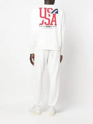 AUTRY Cotton Logo Print Sweatshirt