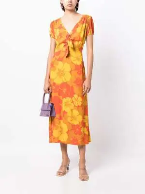 Faithfull The Brand Mailee Floral-print Midi Dress