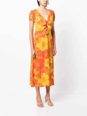 Faithfull The Brand Mailee Floral-print Midi Dress