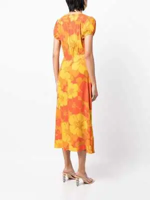 Faithfull The Brand Mailee Floral-print Midi Dress