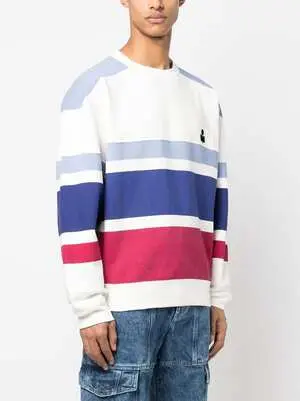 MARANT Meyoan Striped Sweatshirt - Blue