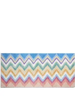 Missoni Amone Zigzag-print Bath Rug - Neutrals