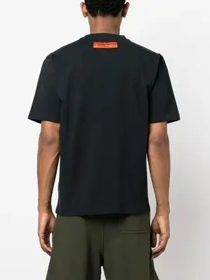 Heron Preston Logo-patch Crew-neck T-shirt - Black