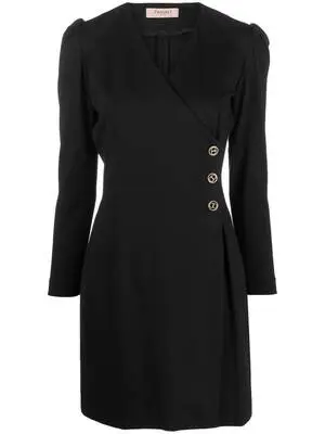 TWINSET Long-sleeved Wrap Dress
