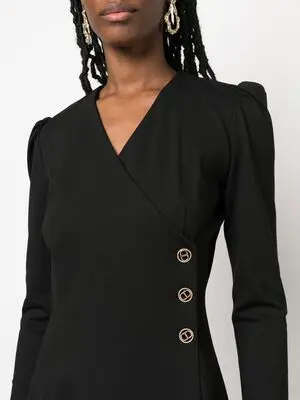 TWINSET Long-sleeved Wrap Dress