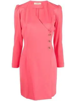 TWINSET Long-sleeve Wrap Dress
