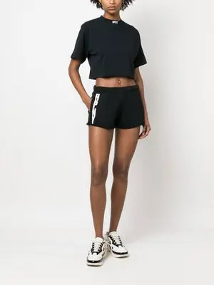 Heron Preston Embroidered Logo Cropped T-shirt