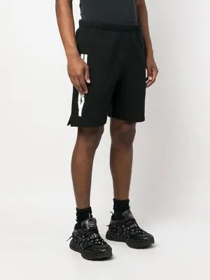 Heron Preston Logo-print Track Shorts - Black