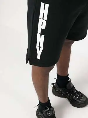 Heron Preston Logo-print Track Shorts - Black