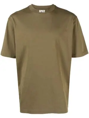 Heron Preston Hpny Embroidered-logo Tshirt - Green