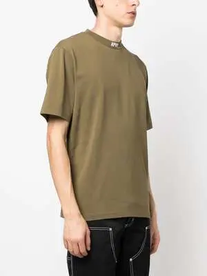 Heron Preston Hpny Embroidered-logo Tshirt - Green