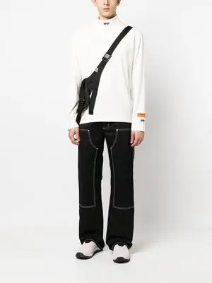 Heron Preston Logo Patch Long-sleeve T-shirt - White