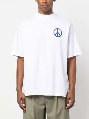 COUNTY OF MILAN County Peace Logo T-shirt - White