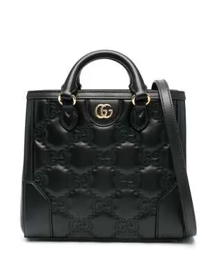Gucci Small Gg Matelassé Top-handle Bag