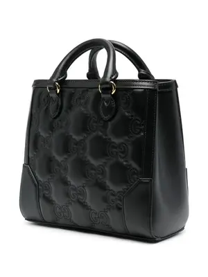 Gucci Small Gg Matelassé Top-handle Bag