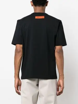 Heron Preston Logo-print Organic Cotton T-shirt - Black