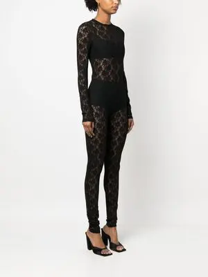 Heron Preston Lace-detailed Jumpsuit