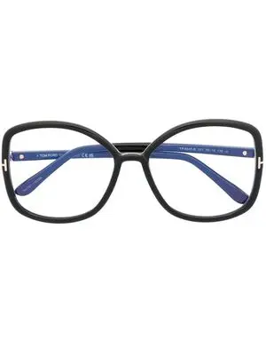 TOM FORD Oversized Frame Eyeglasses - Black
