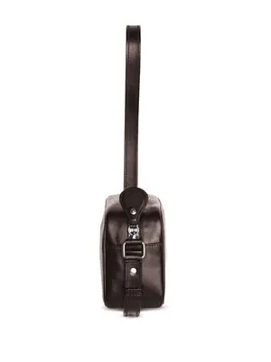 COURREGES Reedition Leather Camera Bag - Brown