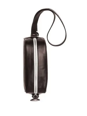 COURREGES Reedition Leather Camera Bag - Brown