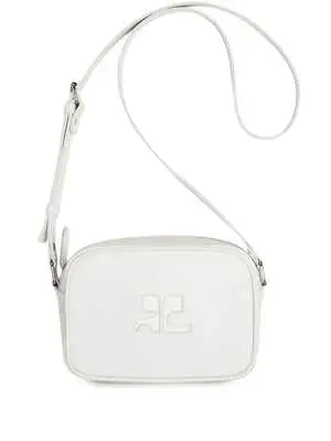 COURREGES Reedition Leather Camera Bag
