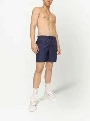 Dolce & Gabbana Logo-tag Swim Shorts - Blue