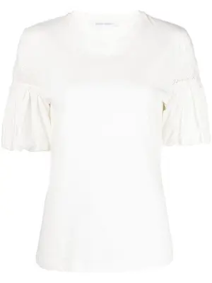 Alberta Ferretti Puff-sleeve T-shirt