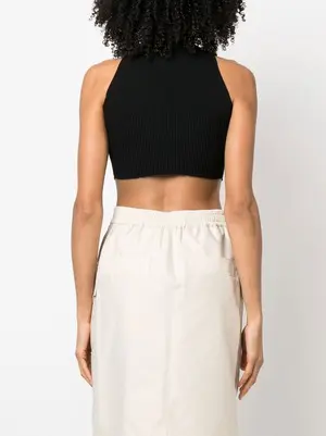 AERON Cropped High-neck Top