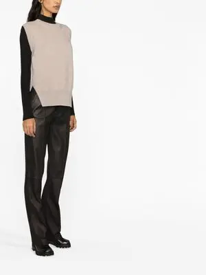 BARRIE Iconic Sleeveless Jumper - Neutrals