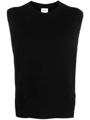 BARRIE Iconic Sleeveless Cashmere Jumper