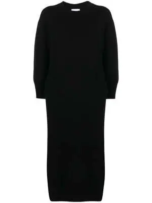 BARRIE Iconic Knit Midi Dress - Black