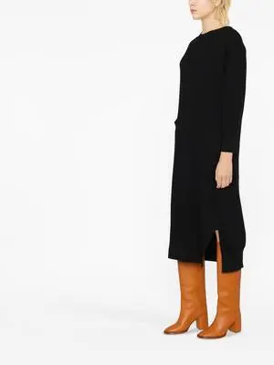 BARRIE Iconic Knit Midi Dress - Black