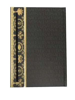 Versace Barocco Logo-print Notebook