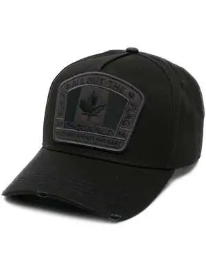 Dsquared2 Dsquared2 Embroidered Logo Baseball Cap Black