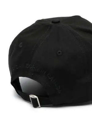 Dsquared2 Embroidered Logo Baseball Cap - Black