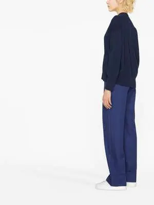 BARRIE V-neck Cashmere Cardigan - Blue