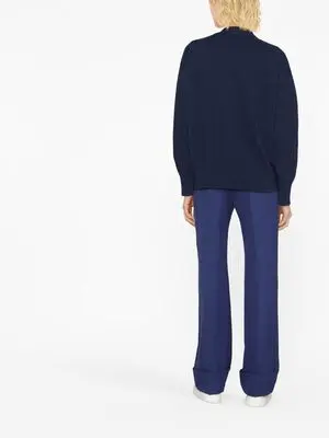 BARRIE V-neck Cashmere Cardigan - Blue