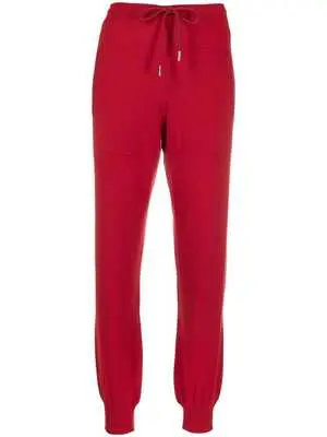 BARRIE Drawstring Track Pants - Red