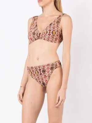 AMIR SLAMA Floral-print Bikini