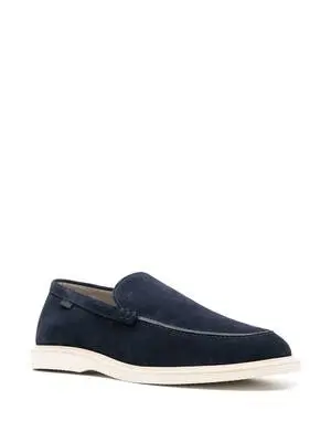 Hogan Almond-toe Suede Loafers