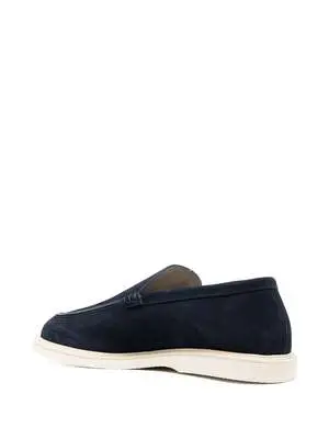 Hogan Almond-toe Suede Loafers