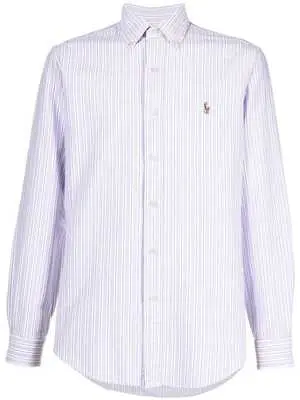 Polo Ralph Lauren Polo Pony Striped Shirt - Purple