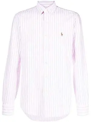 Polo Ralph Lauren Polo Pony Striped Shirt - Pink