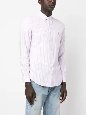 Polo Ralph Lauren Polo Pony Striped Shirt - Pink