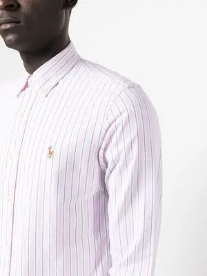 Polo Ralph Lauren Polo Pony Striped Shirt - Pink