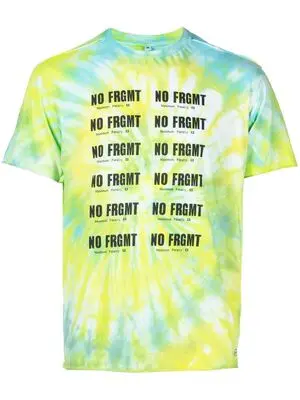 STAIN SHADE X Hiroshi Fujiwara Tie-dye Print T-shirt - Green