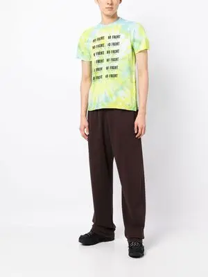 STAIN SHADE X Hiroshi Fujiwara Tie-dye Print T-shirt - Green