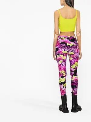 Versace Medusa-motif Knitted Top - Green