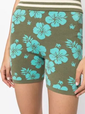 The Upside Aloha Knit Spin Shorts